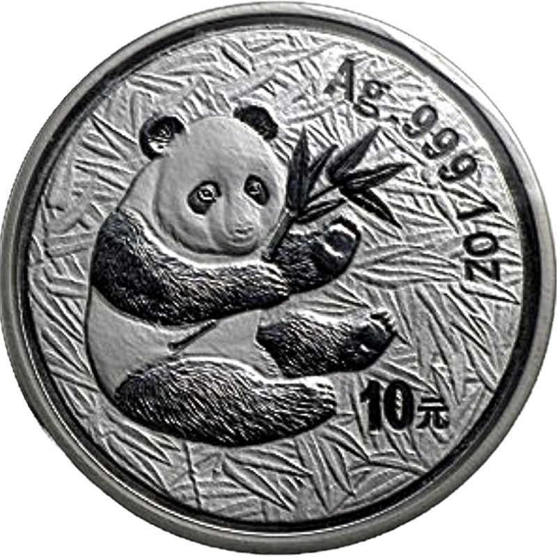30-gram & (1 oz.) Chinese Silver Panda Bullion Coins